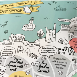 Cornwall Food board game – Martamaps
